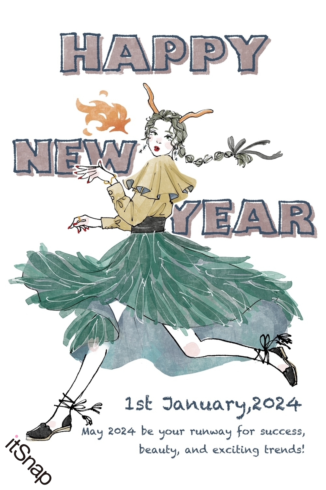 Happy New Year 2024☆[EccO]のコーディネート｜itSnap（イットスナップ）